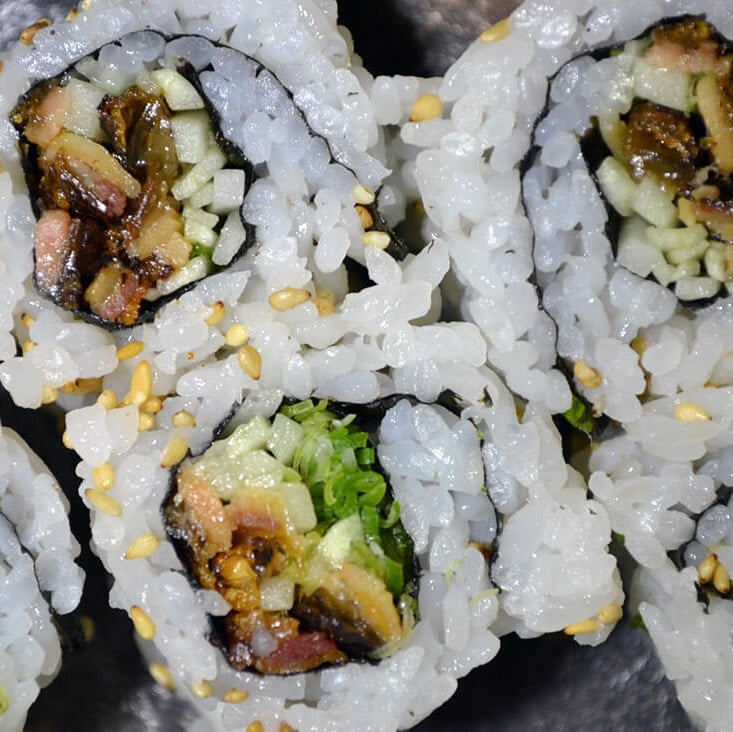 Broiled eel roll | Kaizen sushi and ramen grand forks